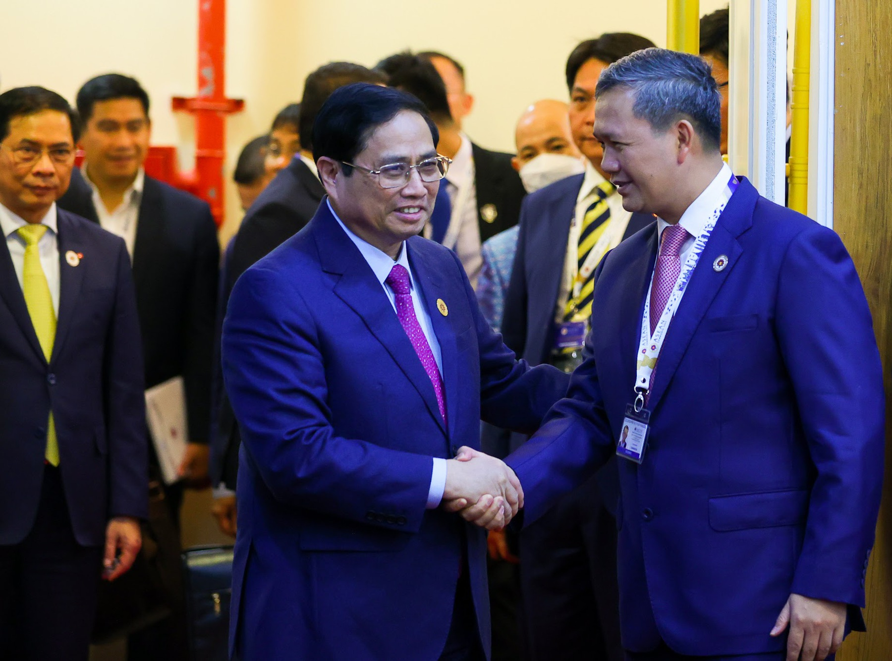 Thủ tướng Phạm Minh Chính tiếp Đại tướng Hun Manet, Phó Tổng Tư lệnh ...