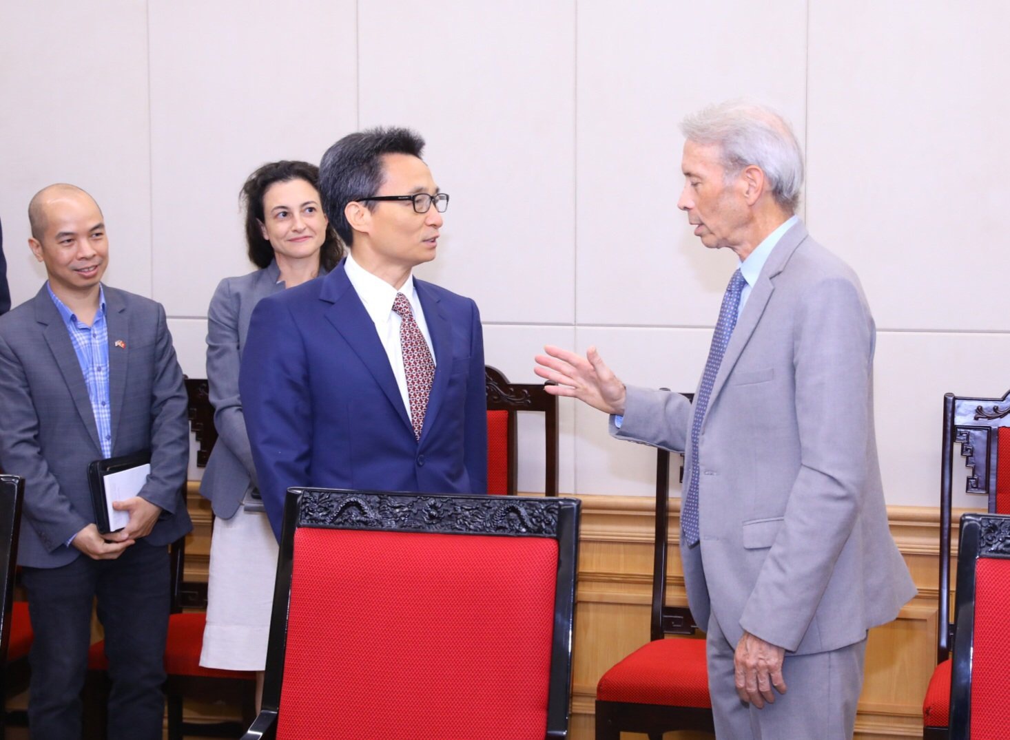 Phó Thủ tướng Vũ Đức Đam tiếp Trợ lý cấp cao của Chủ tịch Thượng viện ...