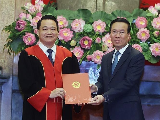 Chủ tịch nước trao Quyết định bổ nhiệm Thẩm phán Tòa án Nhân dân tối cao