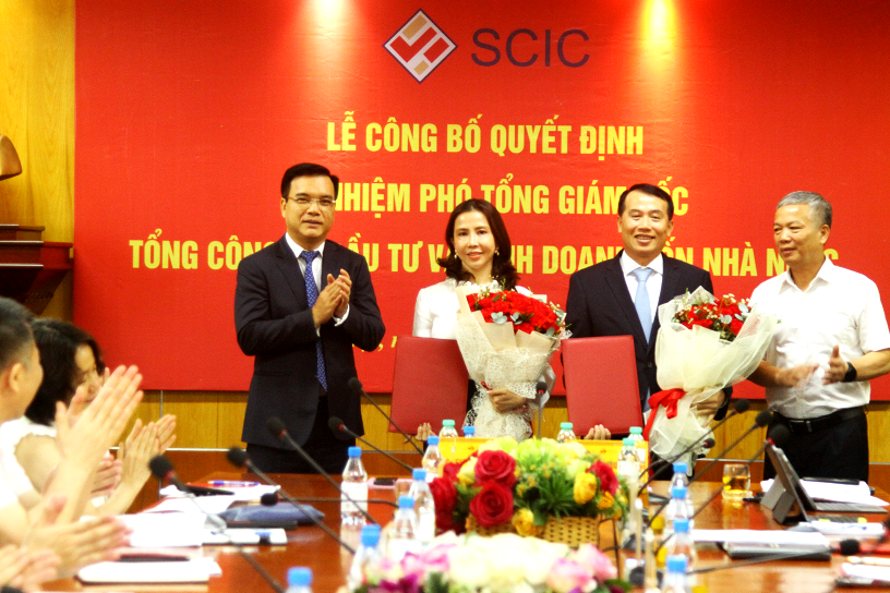 SCIC bổ nhiệm 2 Phó Tổng Giám đốc