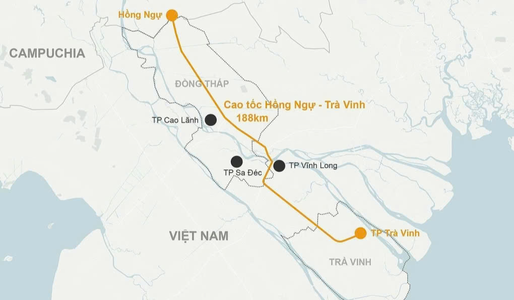 Ưu tiên đầu tư cao tốc Dinh Bà-Cao Lãnh theo phương thức PPP