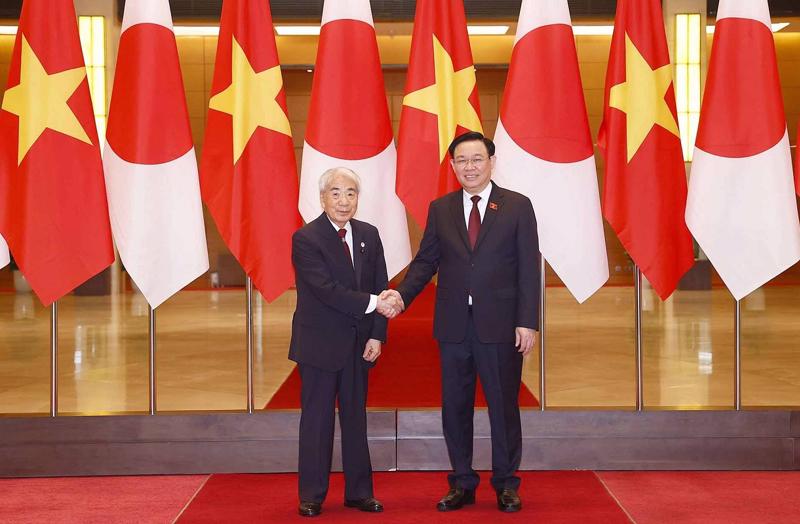 National Assembly Chairman holds talks with President of Japanese House ...