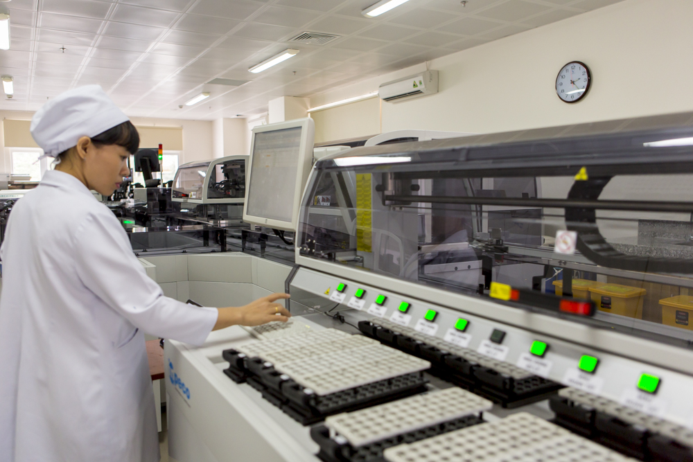 Triển khai hệ thống xét nghiệm tự động hiện đại nhất Việt Nam