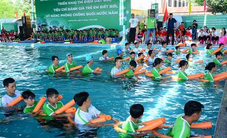 Chương trình bơi an toàn phòng, chống đuối nước trẻ em giai đoạn 2021-2030
