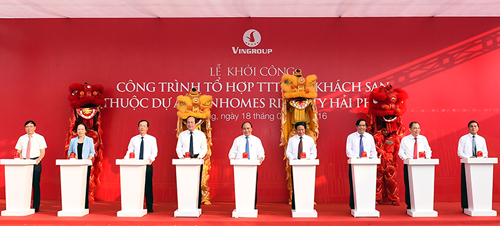 Khởi công tòa tháp cao nhất vùng duyên hải Bắc Bộ