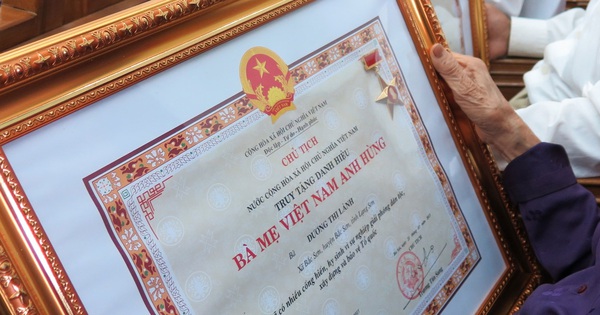 Điều kiện truy tặng danh hiệu "Bà mẹ Việt Nam anh hùng"