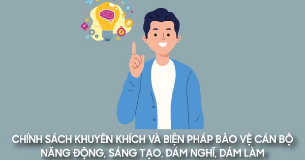 Infographics: Chính sách khuyến khích và bảo vệ cán bộ năng động, dám ...