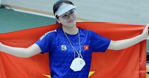 Xạ thủ Trịnh Thu Vinh là vận động viên tiêu biểu toàn quốc năm 2024