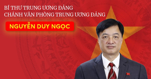 Tiểu sử đồng chí Nguyễn Duy Ngọc, Uỷ viên Ban Bí thư, Chánh Văn phòng Trung ương Đảng