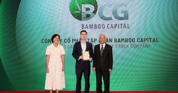 Bamboo Capital nhận giải thưởng doanh nghiệp phát triển bền vững