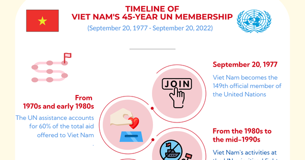 INFOGRAPHIC: OVERVIEW OF VIET NAM'S 45-YEAR UN MEMBERSHIP