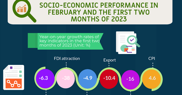 INFOGRAPHIC: SOCIAL-ECONOMIC PERFORMANCE IN FIRST TWO MONTHS OF 2023