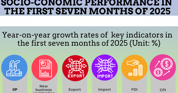 INFOGRAPHIC: SOCIAL-ECONOMIC PERFORMANCE IN FIRST SEVEN MONTHS OF 2025