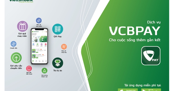 Vietcombank cải tiến và bổ sung các tiện ích mới trên VCBPAY