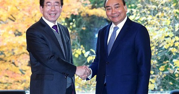 Pm Meets Seoul Mayor Park Won Soon